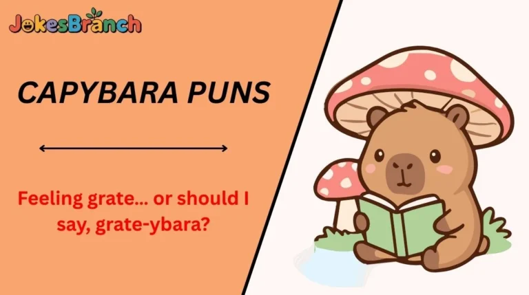158+ Capybara Puns 🐾 That Will Make You Smile From Snout to Tail 2026!